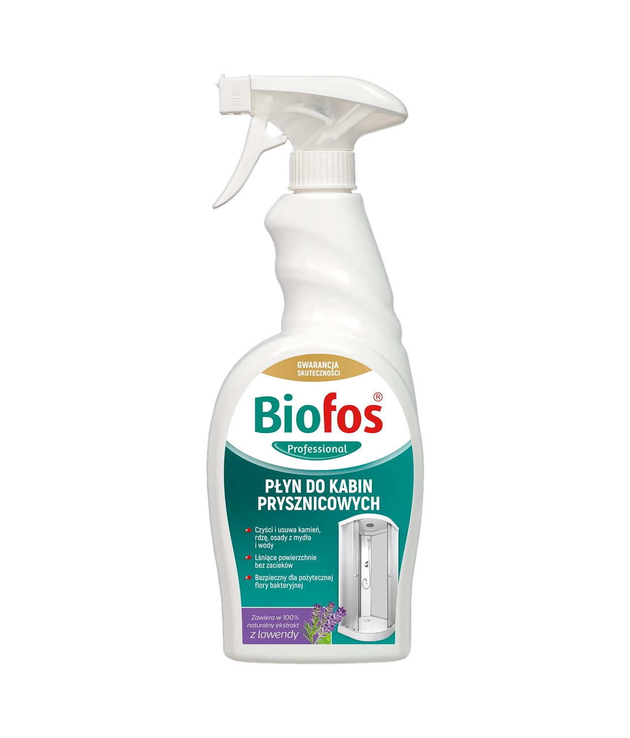 Płyn do czyszczenia kabin prysznicowych BIO 750 ml | Biofos